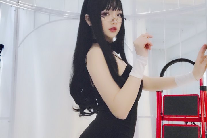 雪晴Astra：黑色兔女郎 24P 4v - ACG壁纸